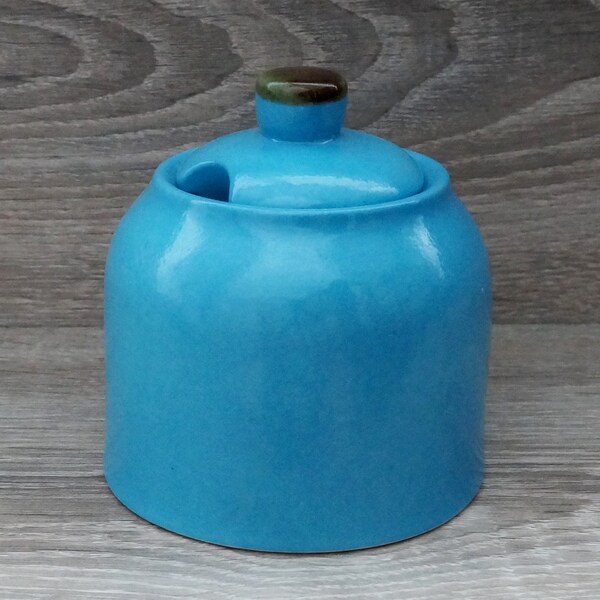 Blue Sugar Bowl - Etsy