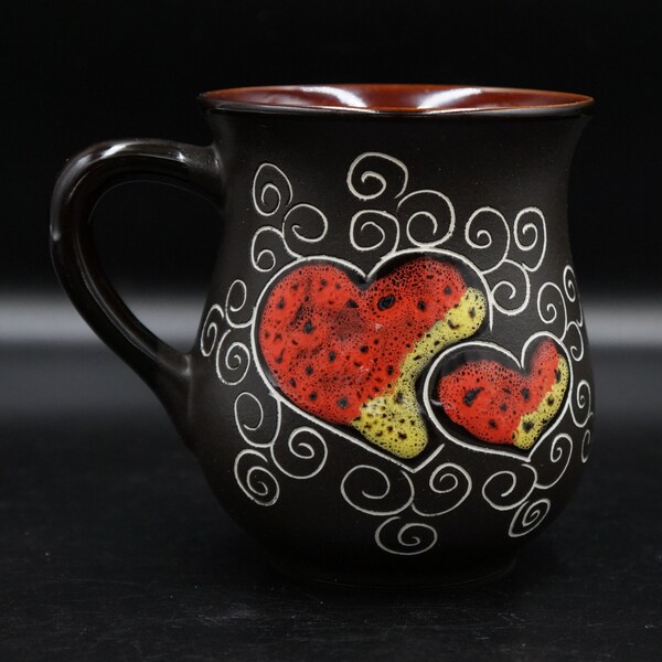 Red Heart Mug - Etsy