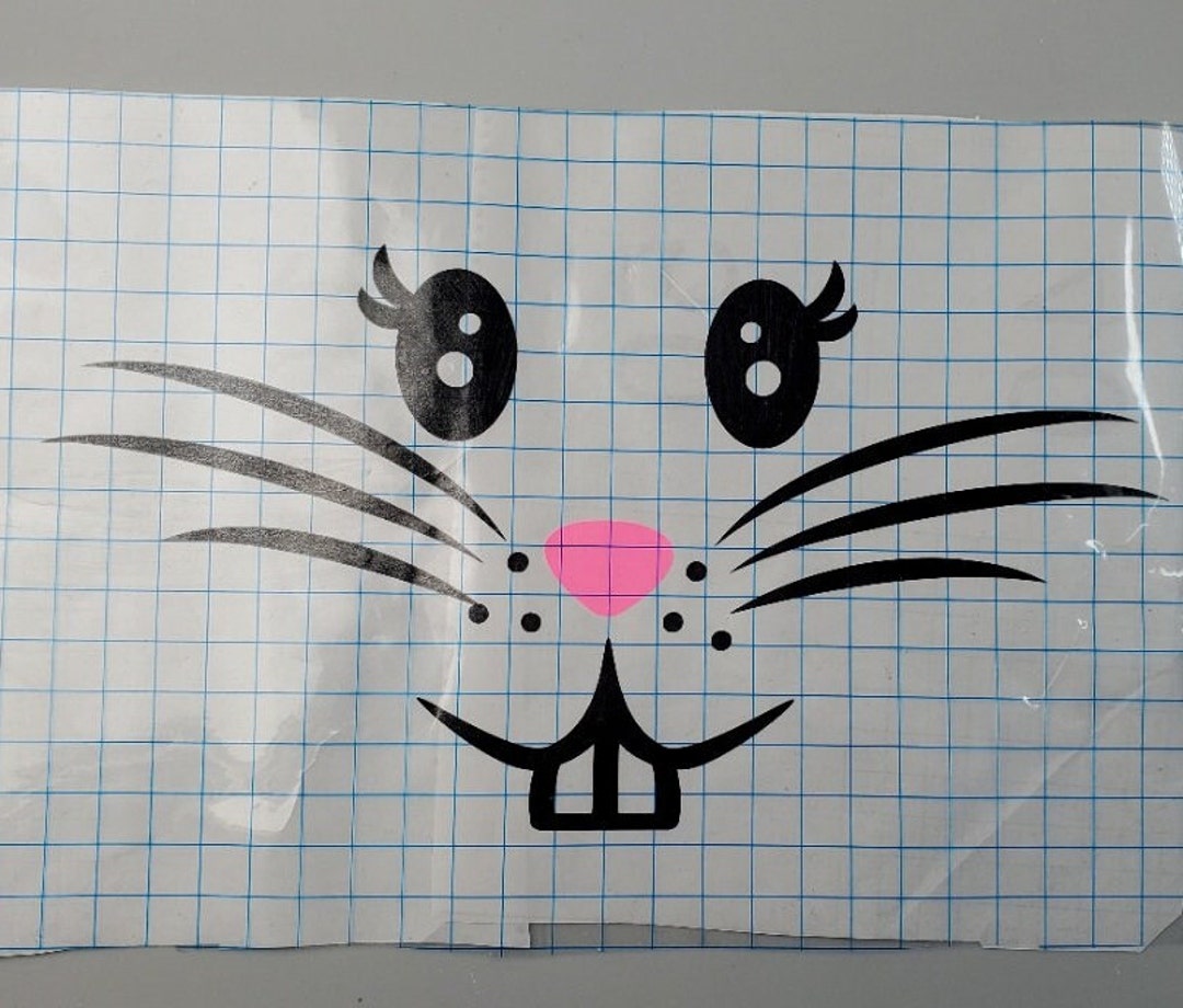 Cricut Bunny Face for Wreath - Etsy