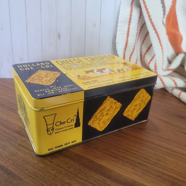 Vintage Cracker Tin - Etsy