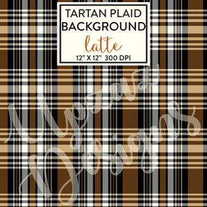 Fall Plaid Digital Paper. Rustic Autumn Paper. Digital Plaid Paper ...
