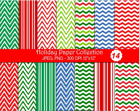Chevron Digital Paper Scrapbook Papers Background Digital | Etsy