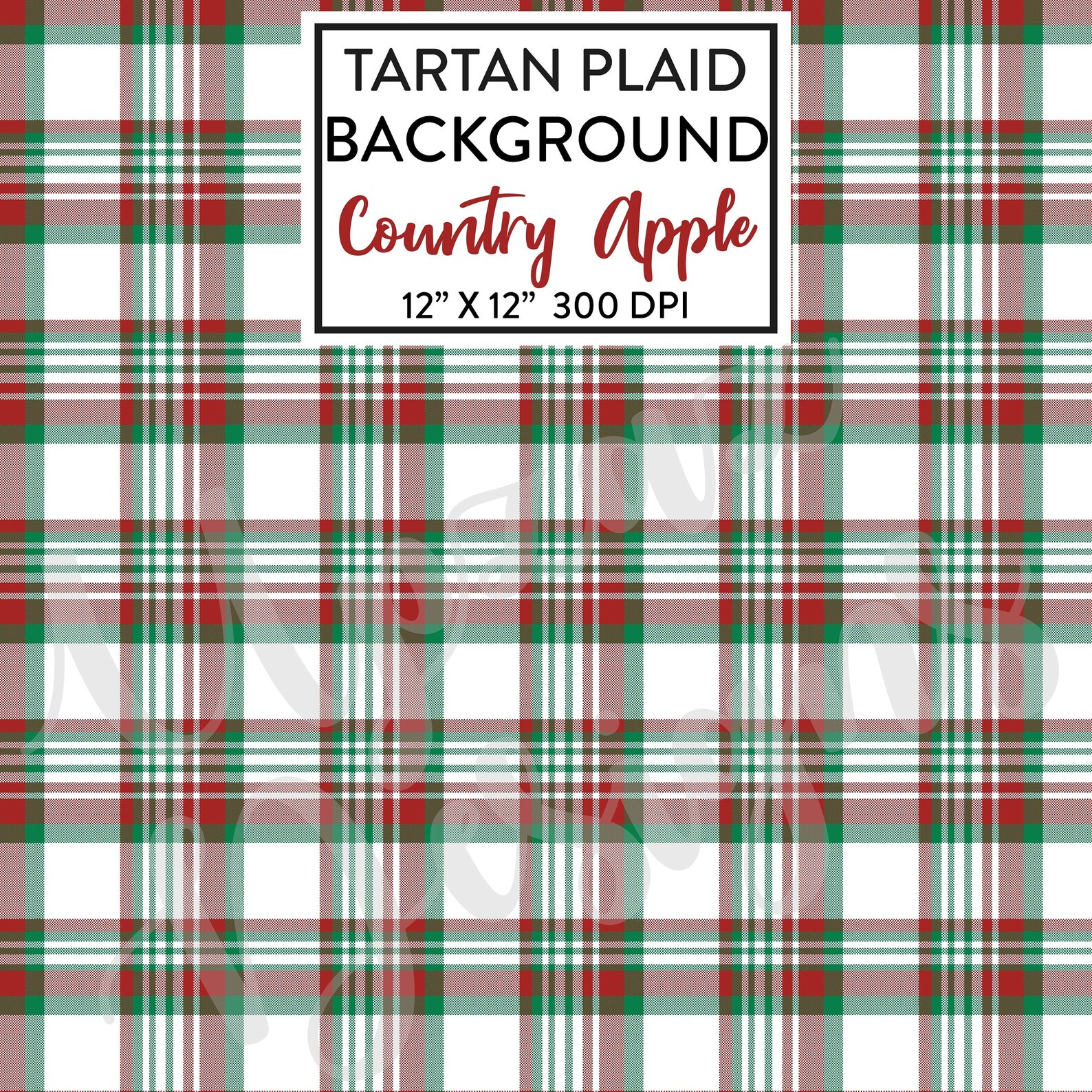 Red and Green Plaid Digital Paper Background Christmas Plaid | Etsy