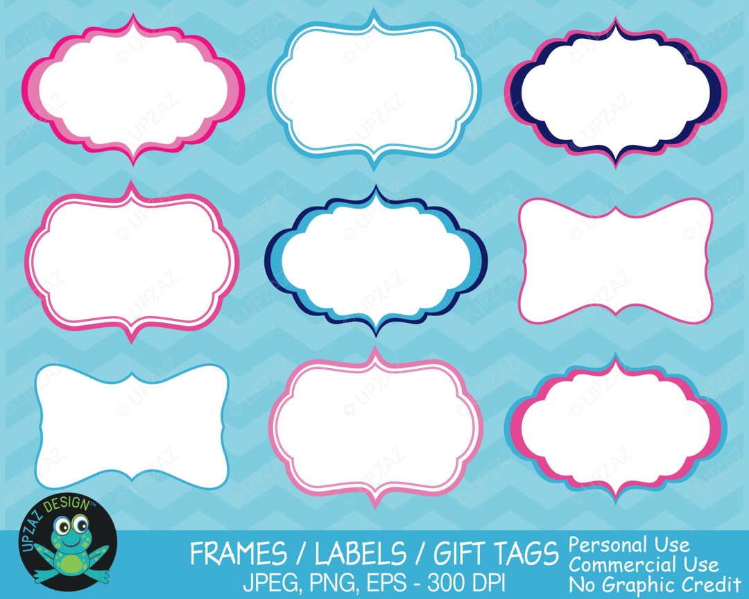 Label Frames Clipart, Vector Graphics, Commercial Use, Label Frames ...