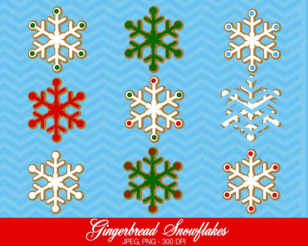 Snowflake Clipart, Commercial Use, Snowflakes, Digital Clipart, Digital ...