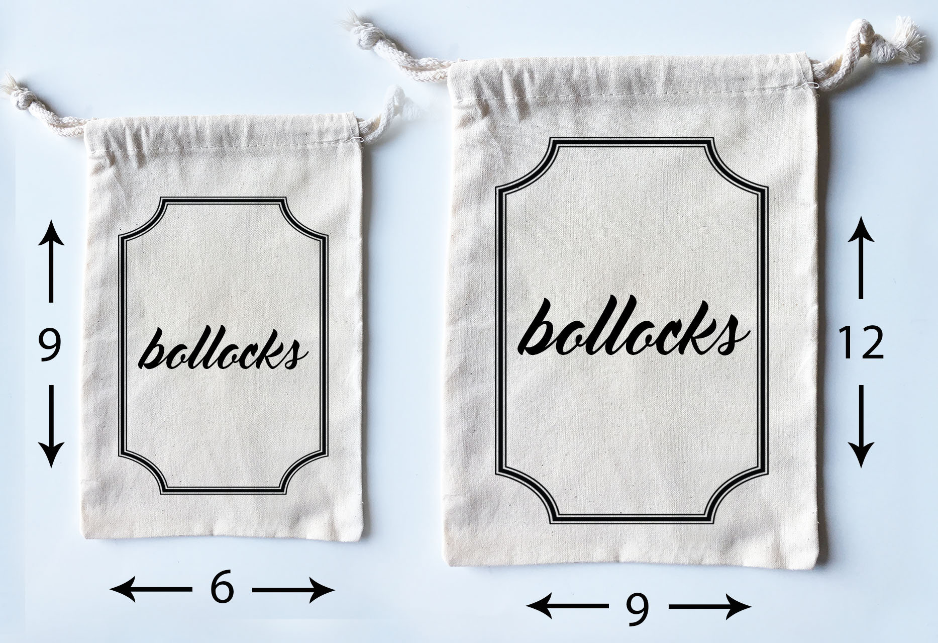 Personalized/customized Bag Bollucks Adorable - Etsy UK