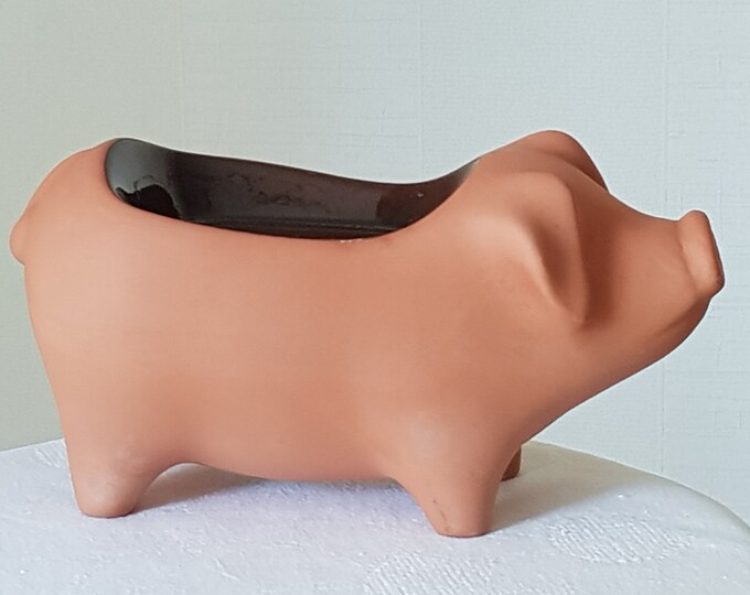 Knabstrup Denmark Pottery Pig Vintage Pottery Ceramic Figurine ...