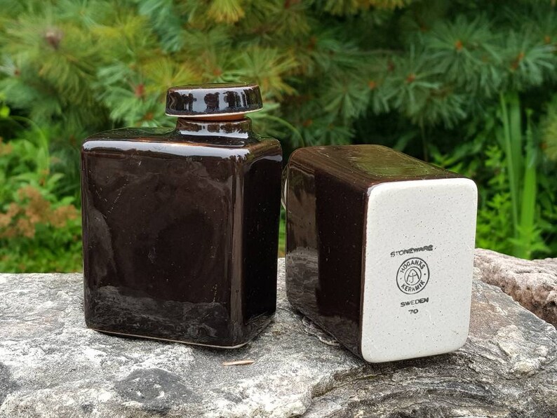 Hoganas Keramik Swedish Vintage Decorative Brown Glaze Pottery Ceramic ...