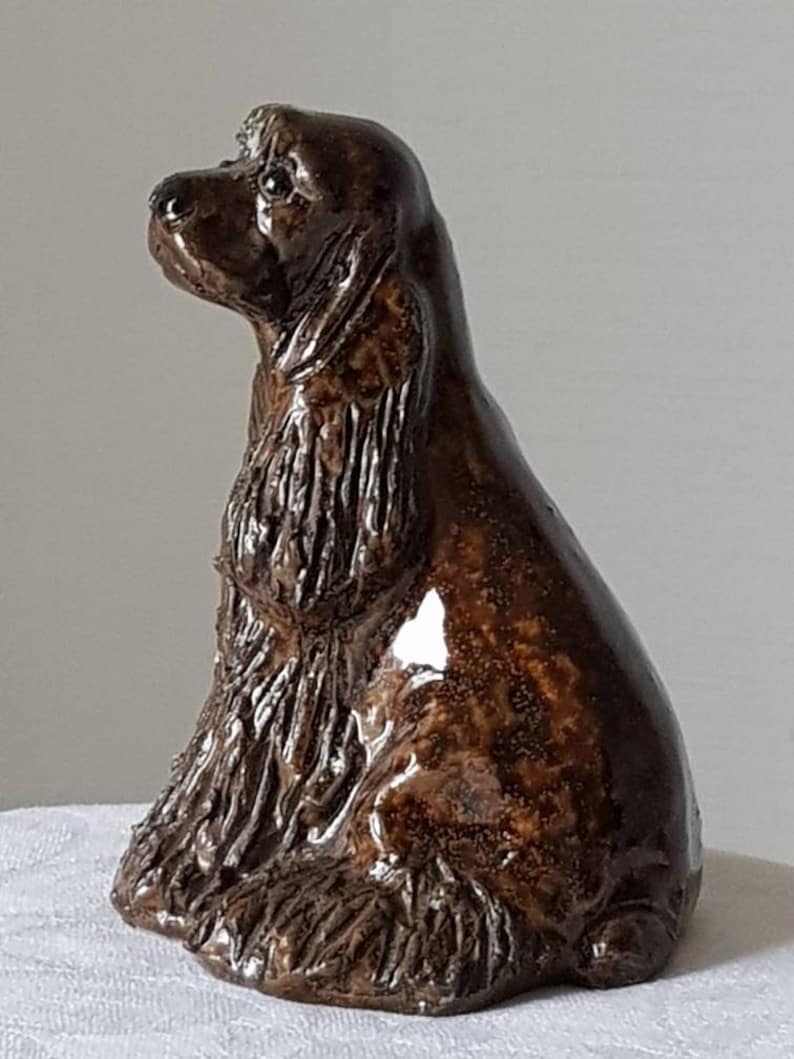 Vintage JIE Gantofta Ceramic Dog Figurine - Maria Ericson Design - Etsy