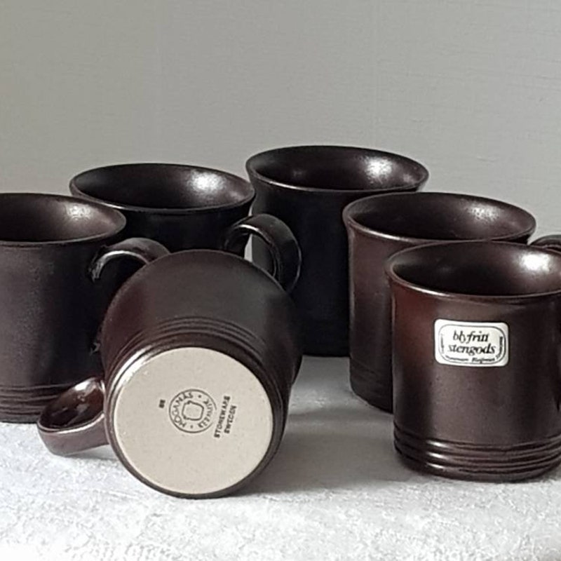 Brown Ceramic Cup - Etsy