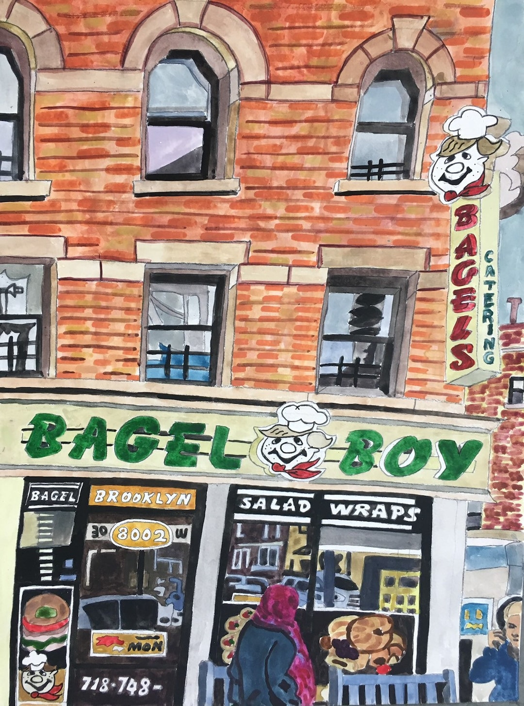 Bagel Boy - Etsy