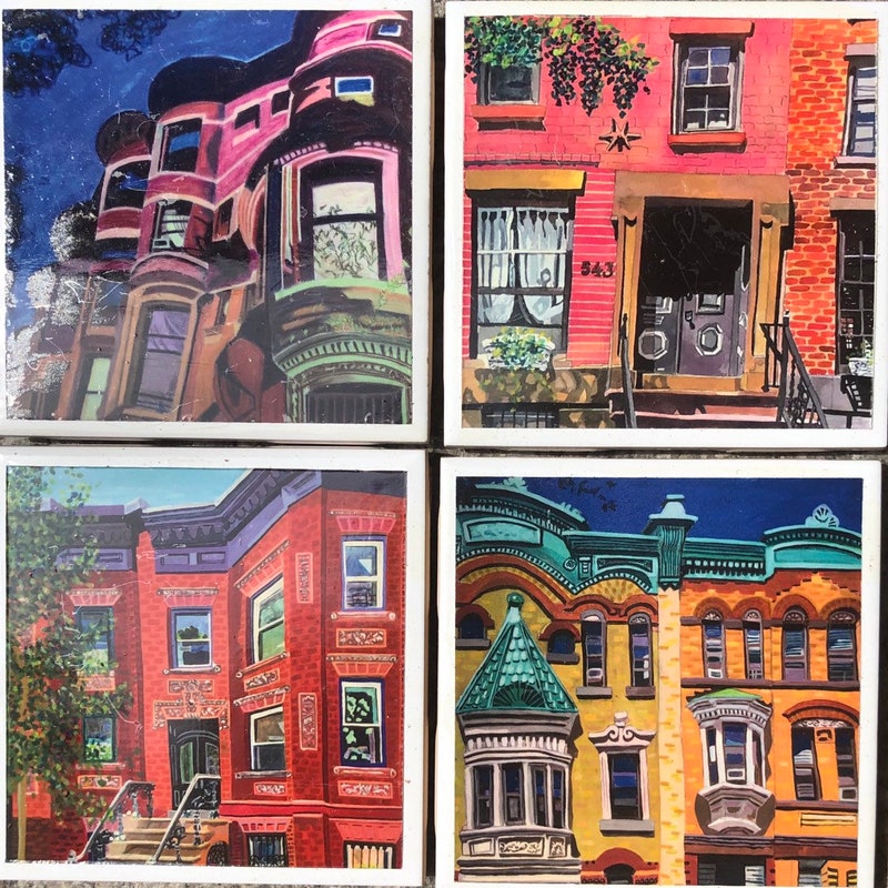 Brownstone Art - Etsy