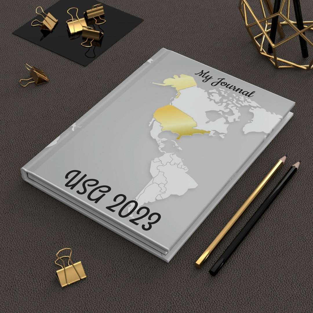 Travel Journal - United States of America (USA) 2023, Layflat Notebook ...