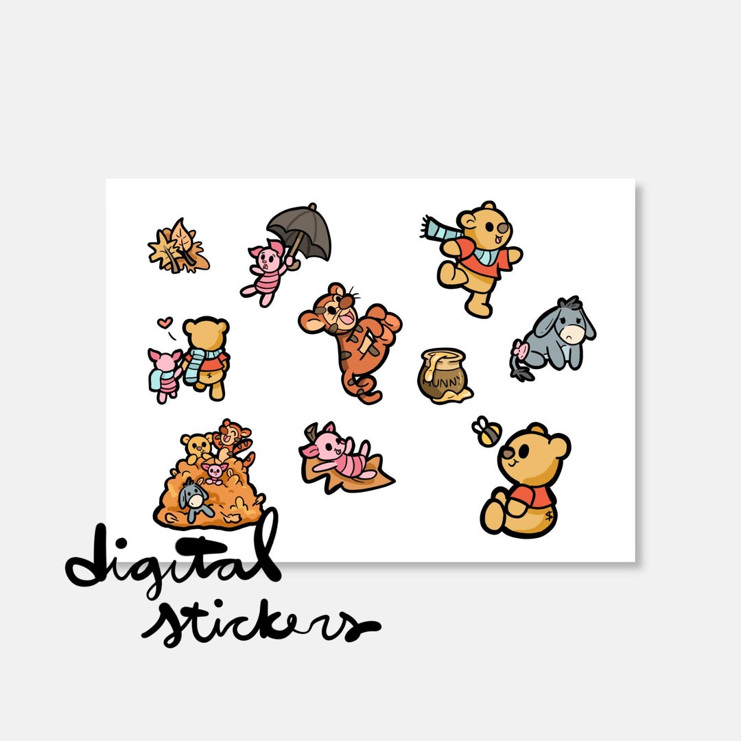 D198 / Blustery Day DIGITAL Clip Art - Etsy