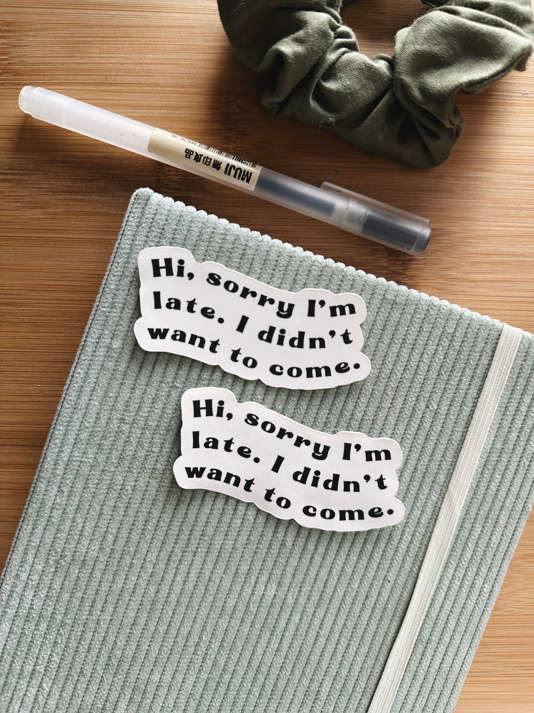 Sorry I'm Late Sticker Funny and Sarcastic Stickers, Meme Sticker for ...
