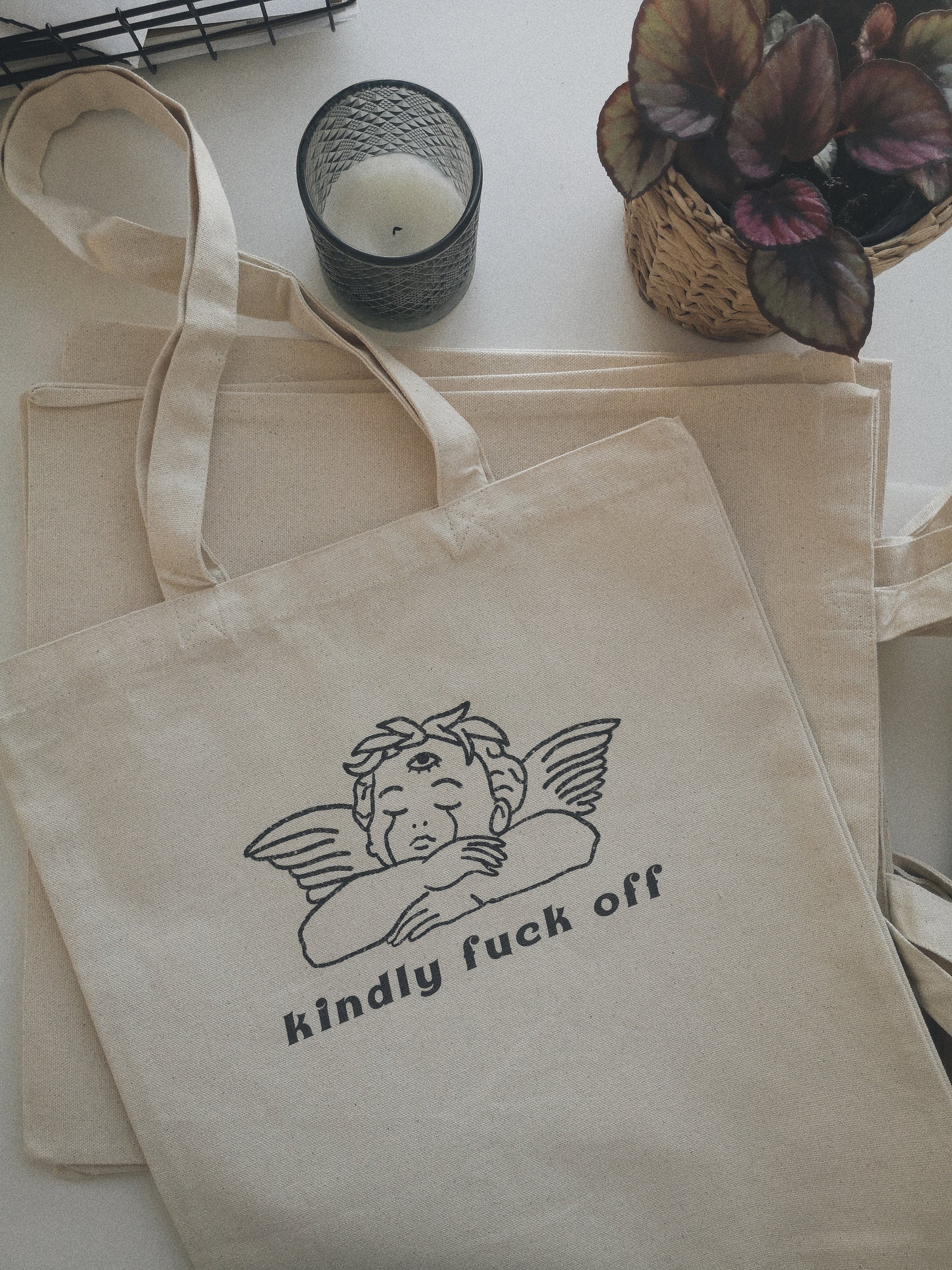 Cherub Angel Tote Bag Vintage Angel Bag Personalized Tote - Etsy