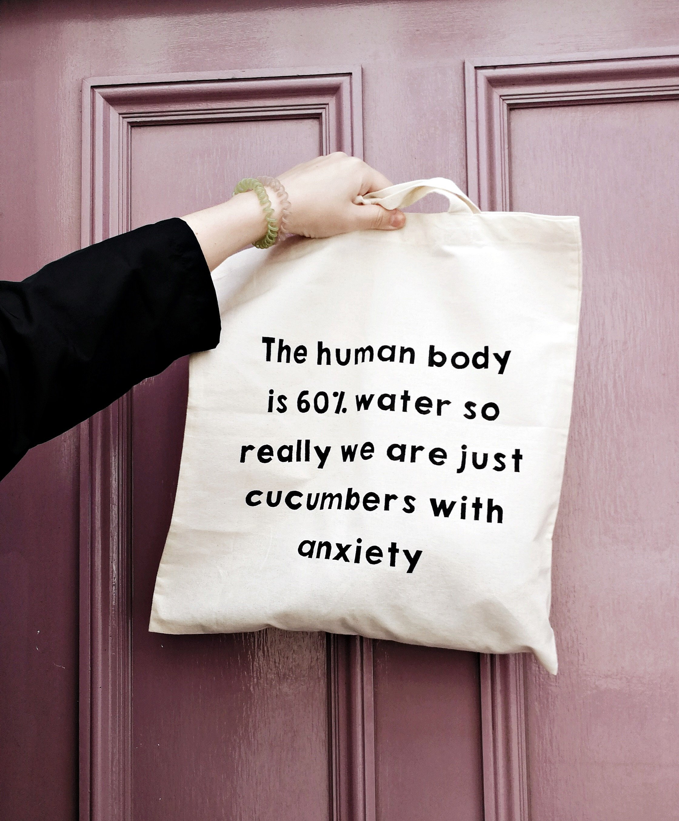 Sarcastic Tote Bag, Funny Text Canvas Bag, Eco Friendly Bag, Hand ...