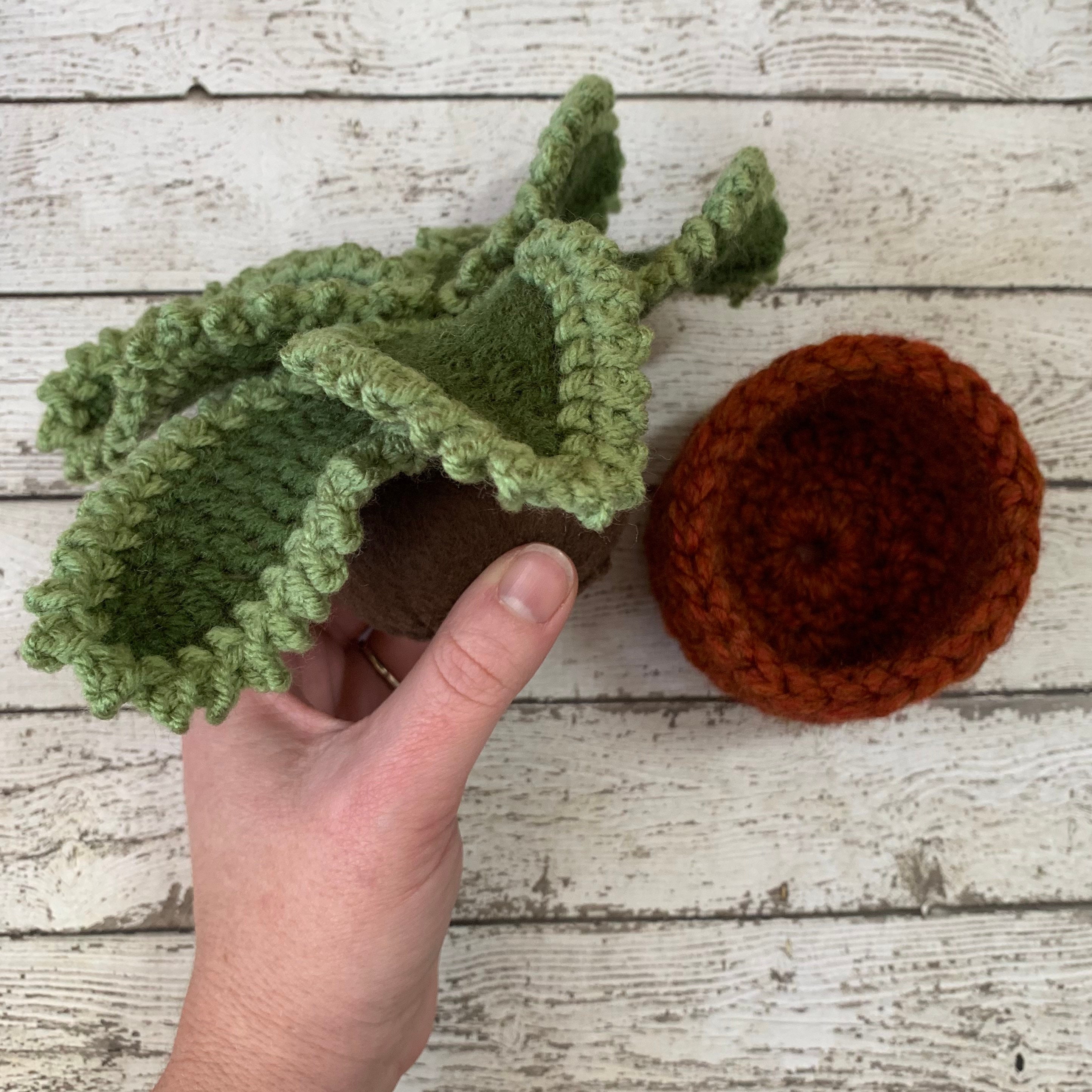 Crochet House Plant With Multi Colored Leaves - Etsy