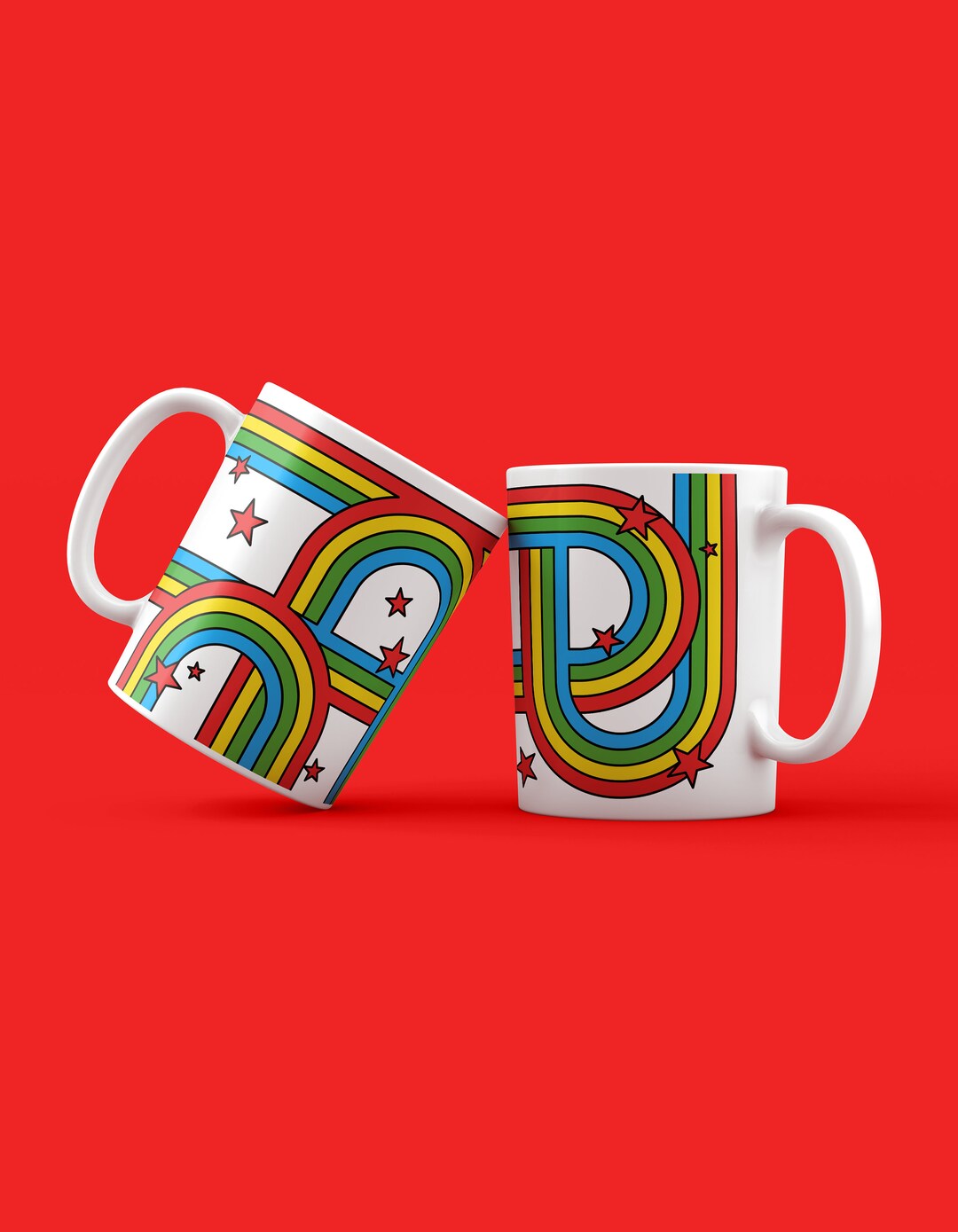 Gay Pride Coffee Mug Pride Flag Rainbow Lgbtq Ts Queer Art Gay
