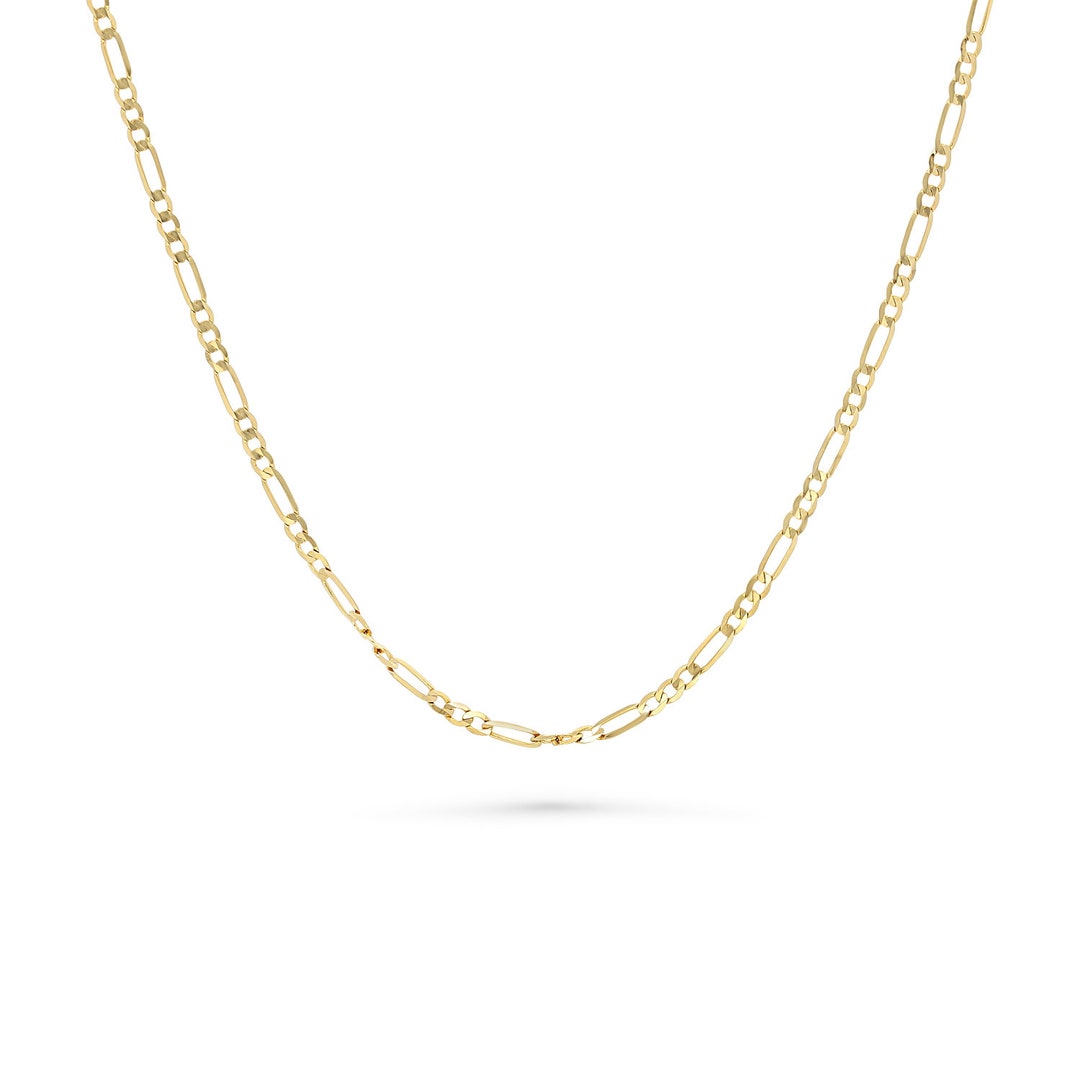 14K Solid Gold Rope Chain Necklace | Ultra-thin & Timeless Design ...