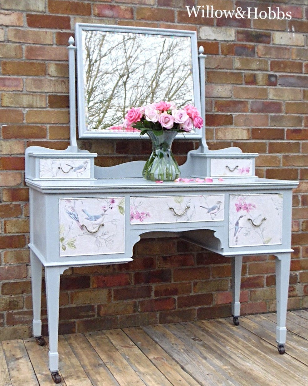 Dressing Table, Dresser, Vanity, Mirror, Drawers, Victorian Style Made ...