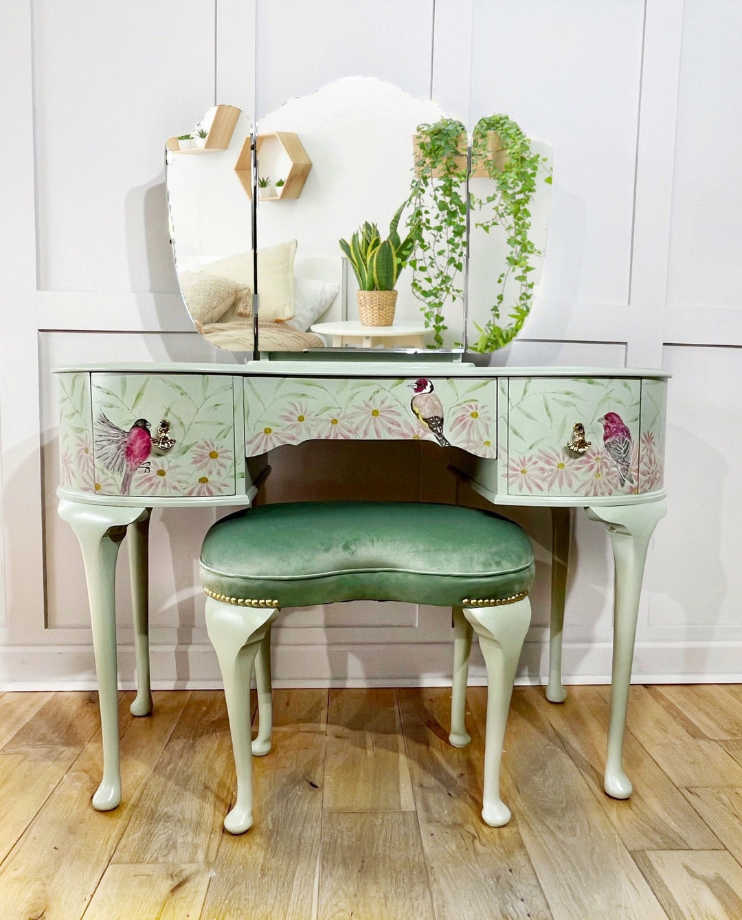 Dressing Table, Dresser, Vanity Table, Triple Mirror, Dressing Table ...