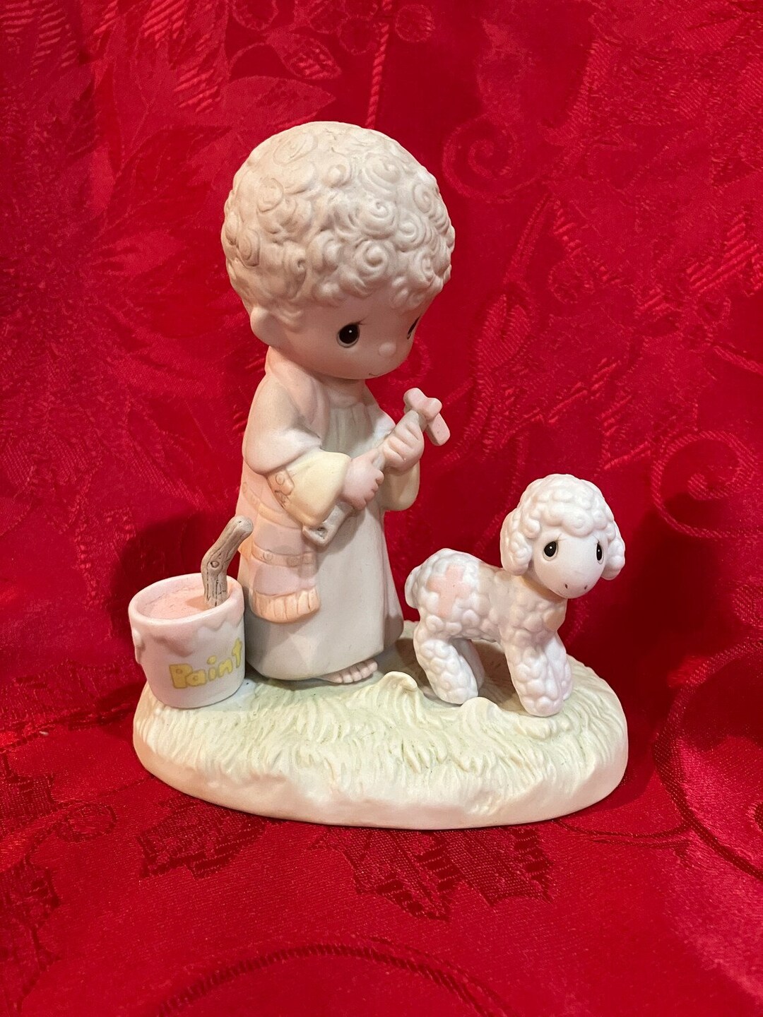 PRECIOUS MOMENTS His SHEEP Am I Figurine Vintage 1981 Excellent ...