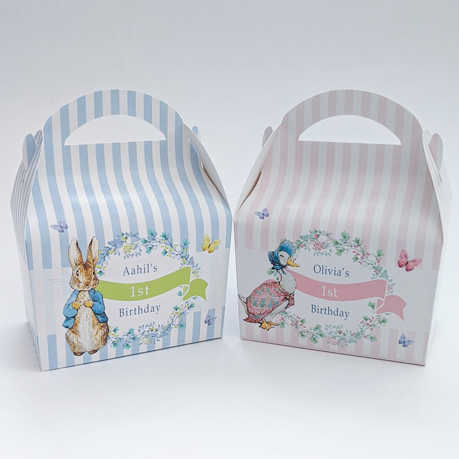 Peter Rabbit Personalised Childrens Party Box Gift Bag Favour - Etsy