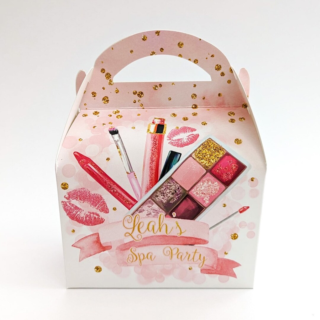 SPA Pamper Personalised Children’s Party Box Gift Bag Favour - Etsy