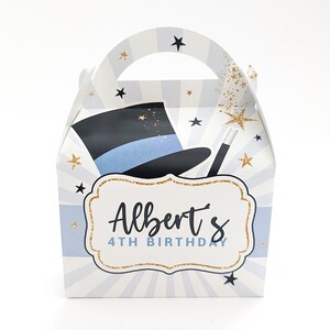 Personalised Magican Party Boxes, Magic Show Childrens Goodie Treats ...