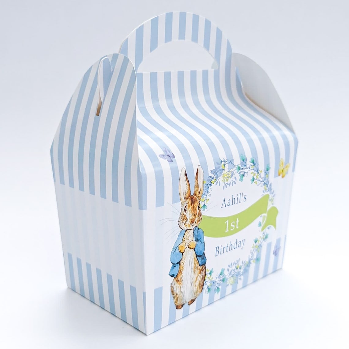 Peter Rabbit Personalised Childrens Party Box Gift Bag Favour - Etsy UK
