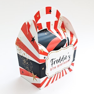 MAGIC SHOW Magician Personalised Children’s Party Box Gift Bag Favour ...