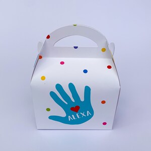 High Five Personalised Children’s Party Box Gift Bag Favour - Etsy