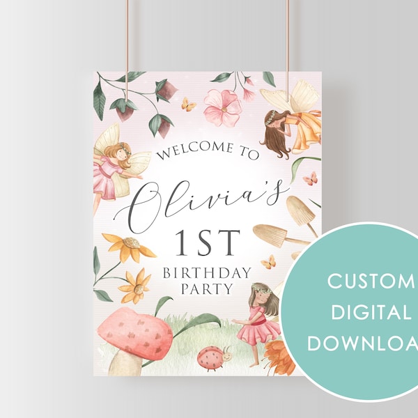 Fairies Welcome Sign - Etsy