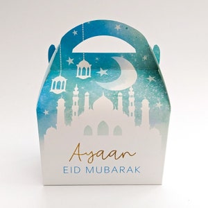 Eid Celebration Gift / Treat Box Personalised Children’s Party Box Gift ...