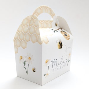 LITTLE HONEY BEE Personalised Children’s Party Box Gift Bag Favour - Etsy