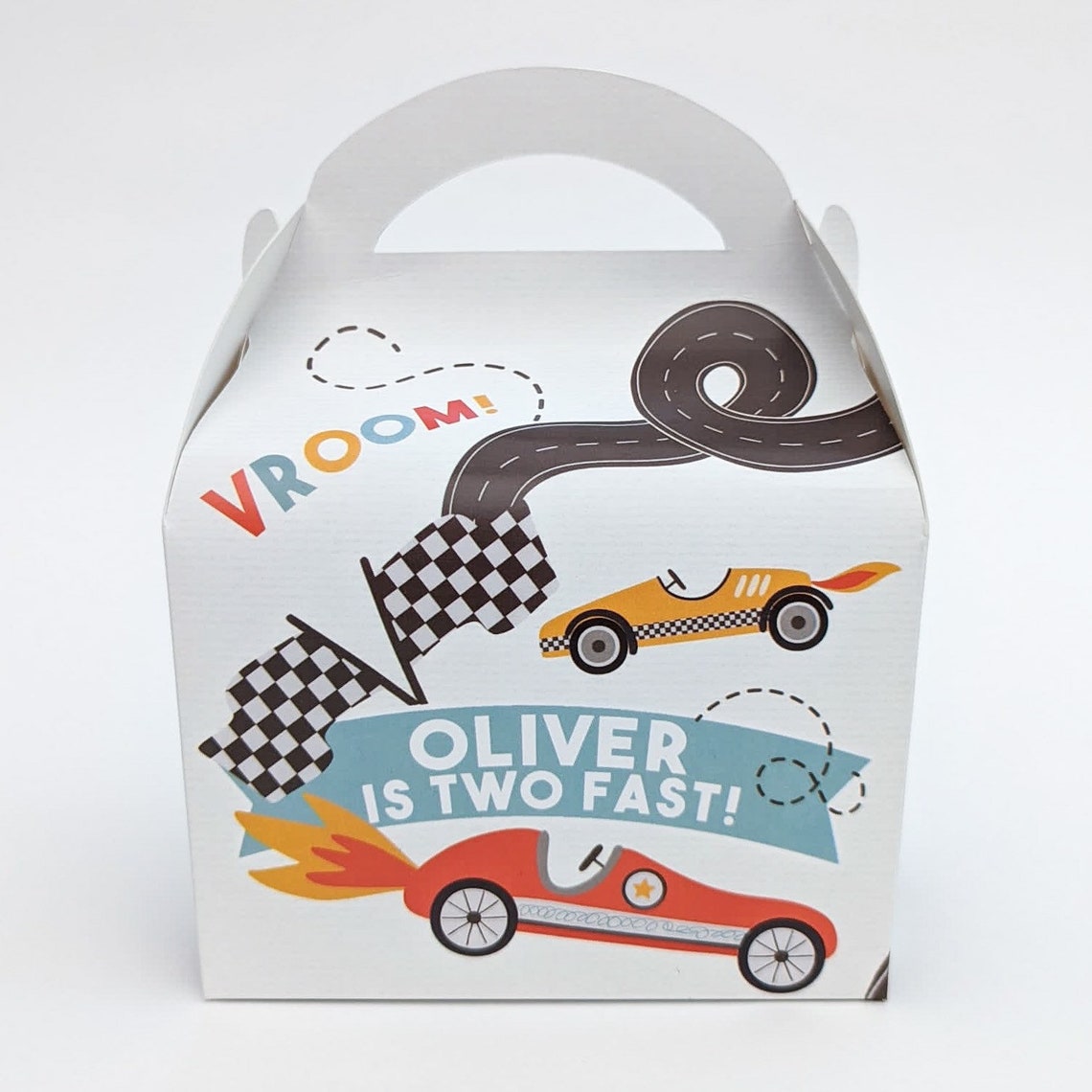 Retro Cars Racing Driver Personalised Childrens Party Boxes - Etsy