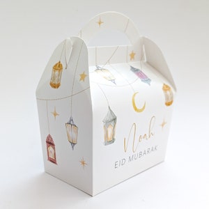 Personalized Eid Mubarak Party Favor Box: Ramadan Celebration Gift - Etsy