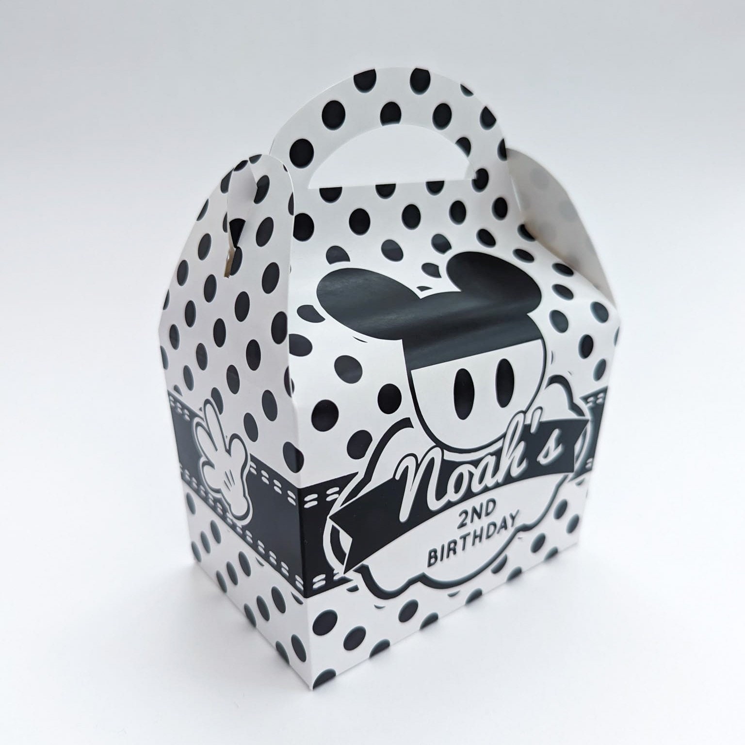 Mickey Mouse Personalised Childrens Party Box Gift Bag Favour - Etsy