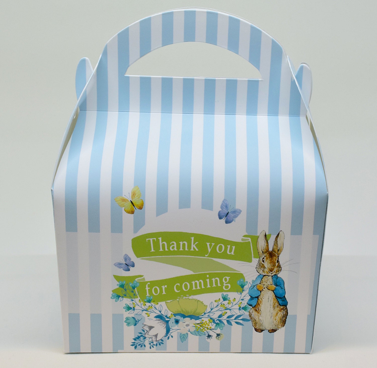 Peter Rabbit Personalised Childrens Party Box Gift Bag Favour | Etsy UK