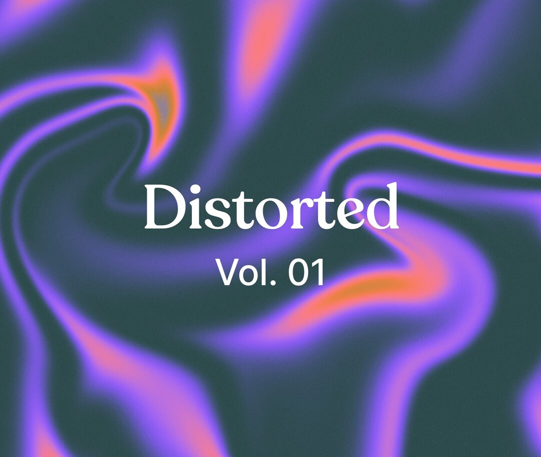 4K Distorted Wallpapers Vol. 1 | Digital Grainy Gradients, Digital ...