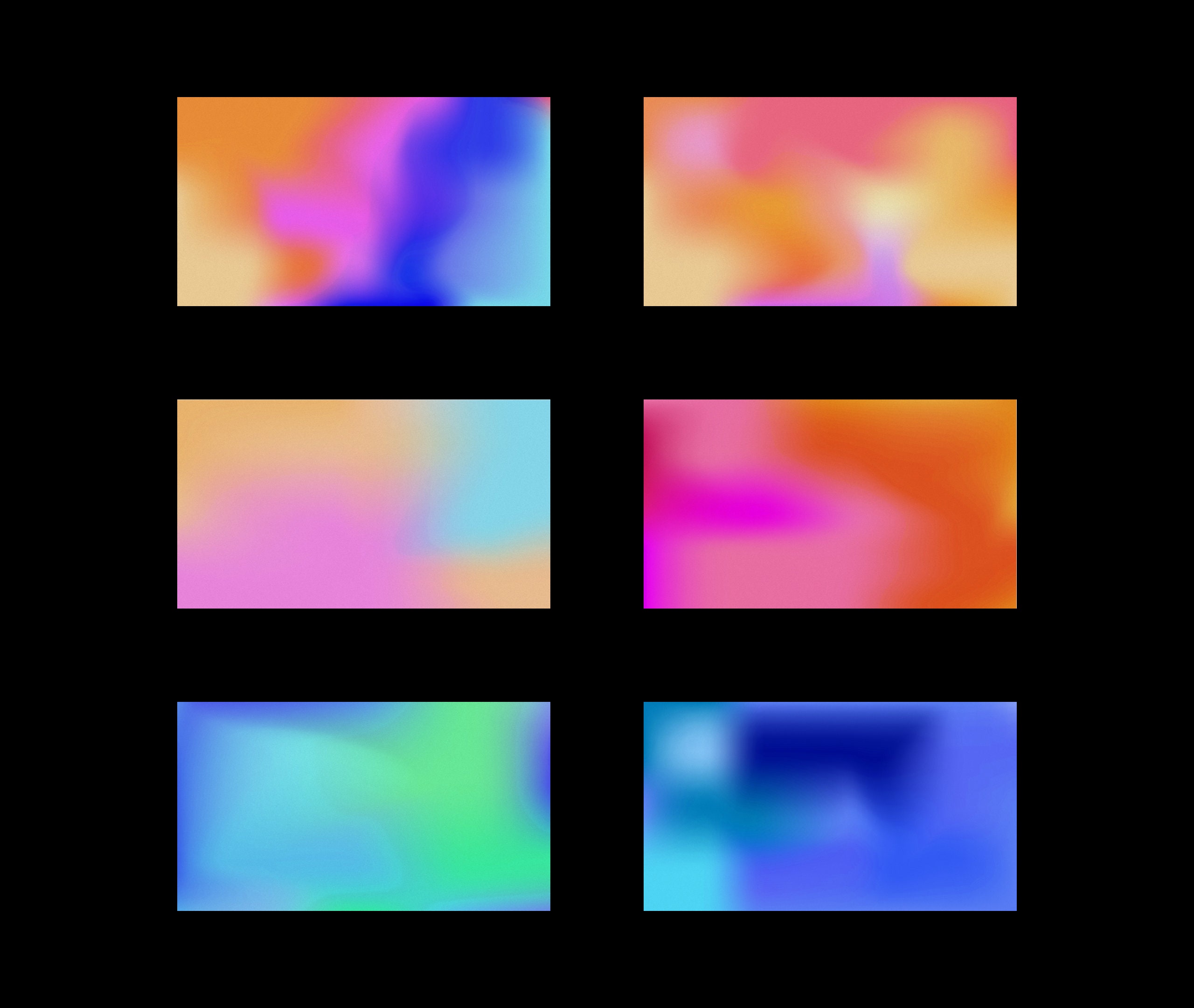 Set of 12 Gradient Desktop Backgrounds Digital Grainy Gradients, Digital Backgrounds, Background ...