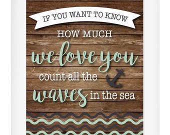 Count All the Waves - Etsy