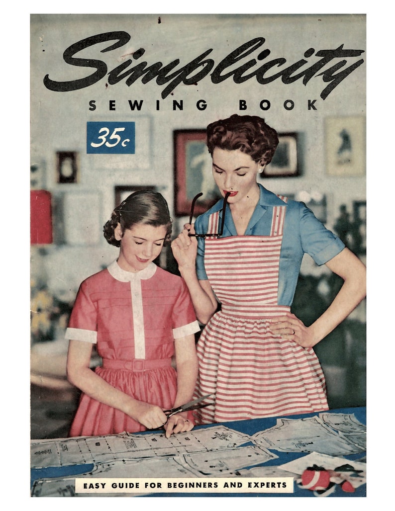 Vintage Simplicity Sewing Magazine Cover - Digital Image for Your Next ...