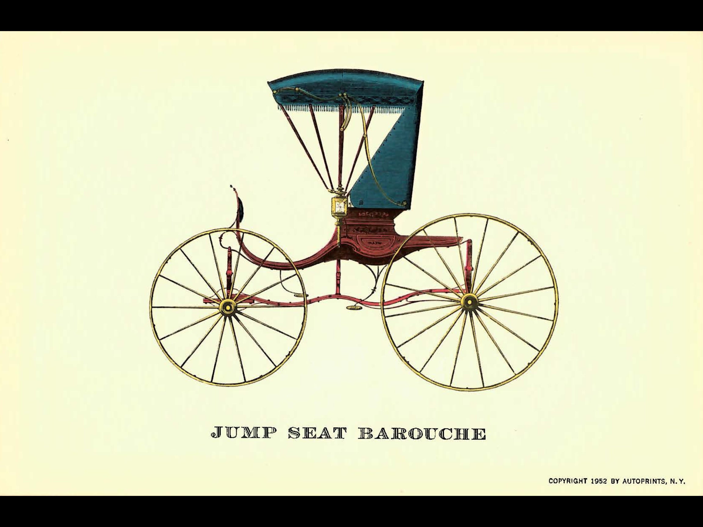 Antique Carriage-digital Image, Jump Seat Barouche - Etsy