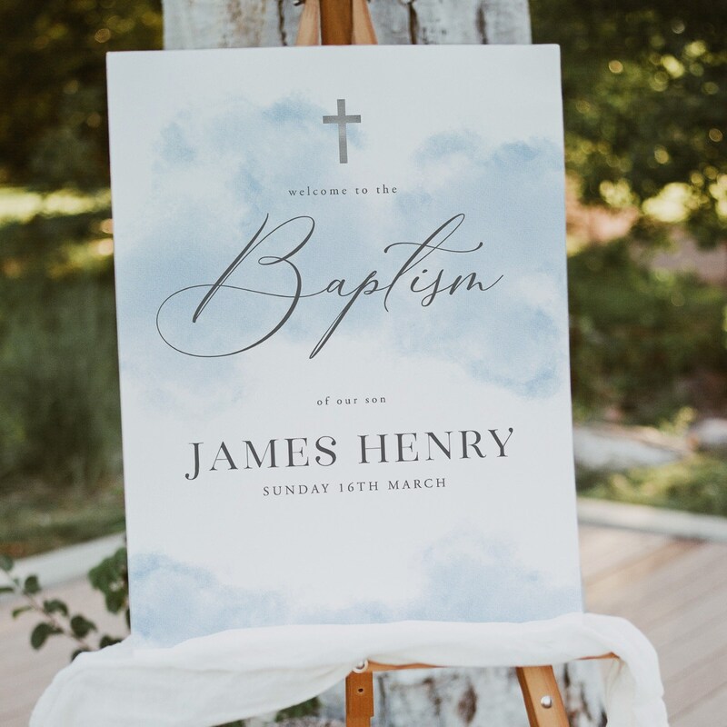 Baptism Sign - Etsy