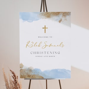 Printable Welcome Sign Christening Welcome Sign Baptism | Etsy