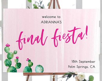 Final Fiesta Sign Final Fiesta Welcome Sign Fiesta - Etsy