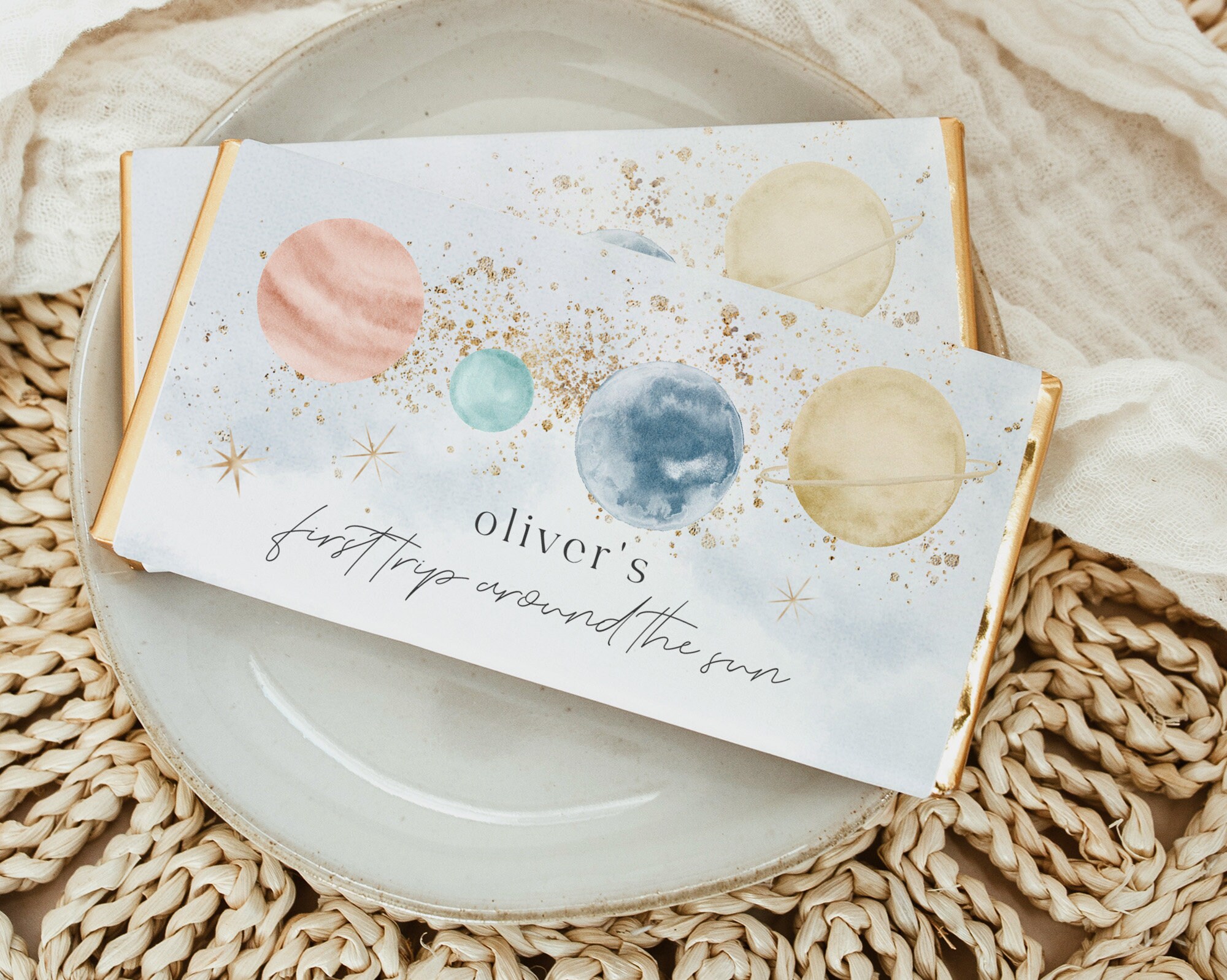 Space Chocolate Bar Wrapper Template Printable Candy Bar - Etsy