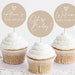 Neutral Cupcake Toppers, Minimal Baby Shower Cupcake Toppers, Printable ...